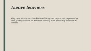 Metacognitive learners.pptx