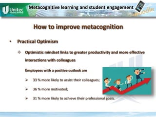 Metacognitive learning and student engagement | PPTX