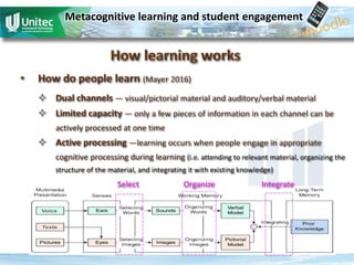 Metacognitive learning and student engagement | PPTX