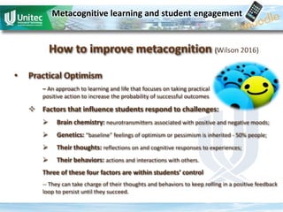 Metacognitive learning and student engagement | PPTX