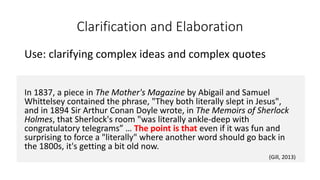 Metacommentary and academic titles | PPT | Free Download