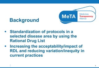 Encouraging best practice and improve the rational use of medicines | PPT