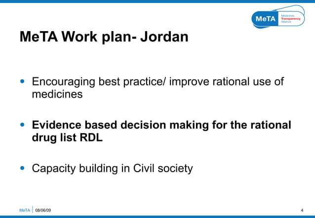 Evidence based decision making for the rational drug list (RDL) | PPT ...