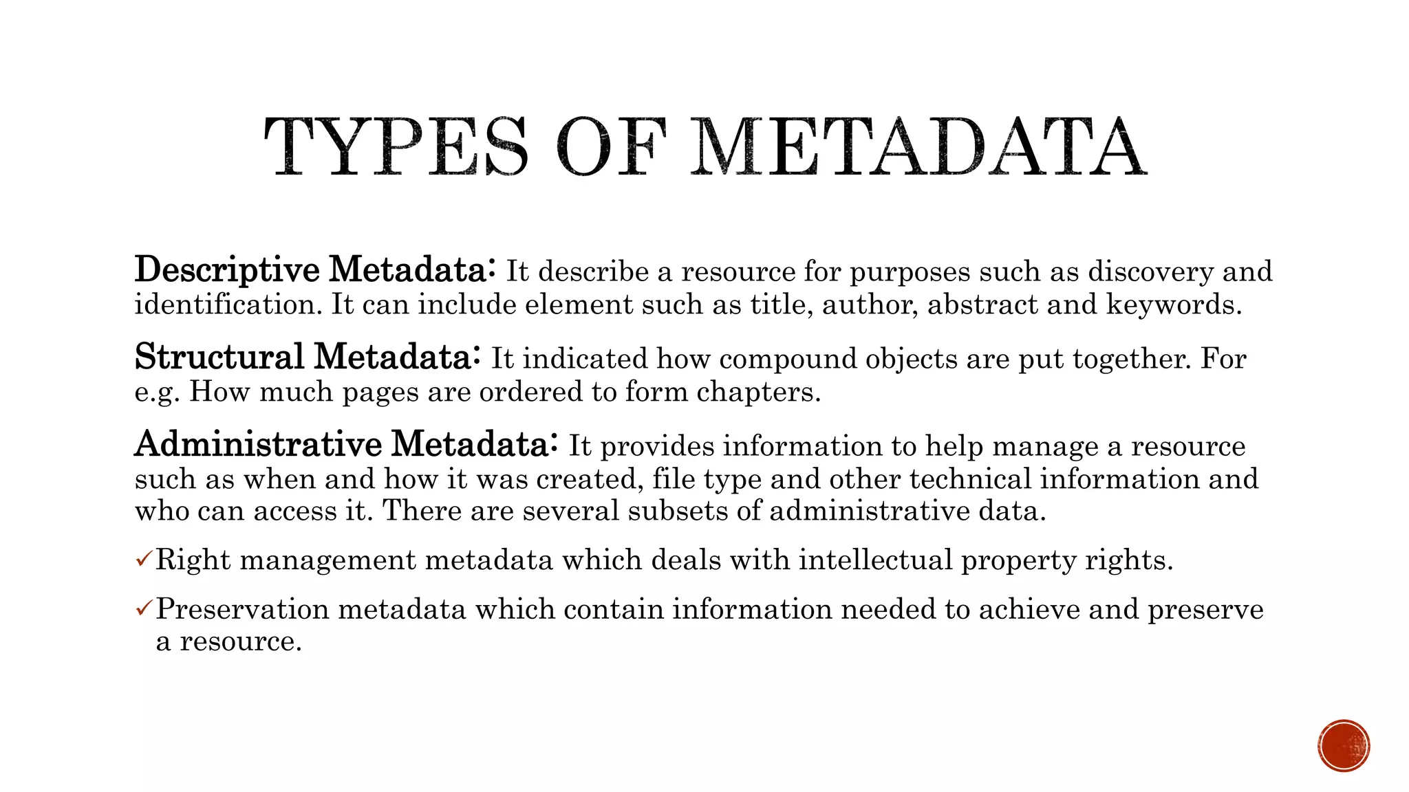 Metadata | PPTX | Desktop Publishing | Computer Software and Applications