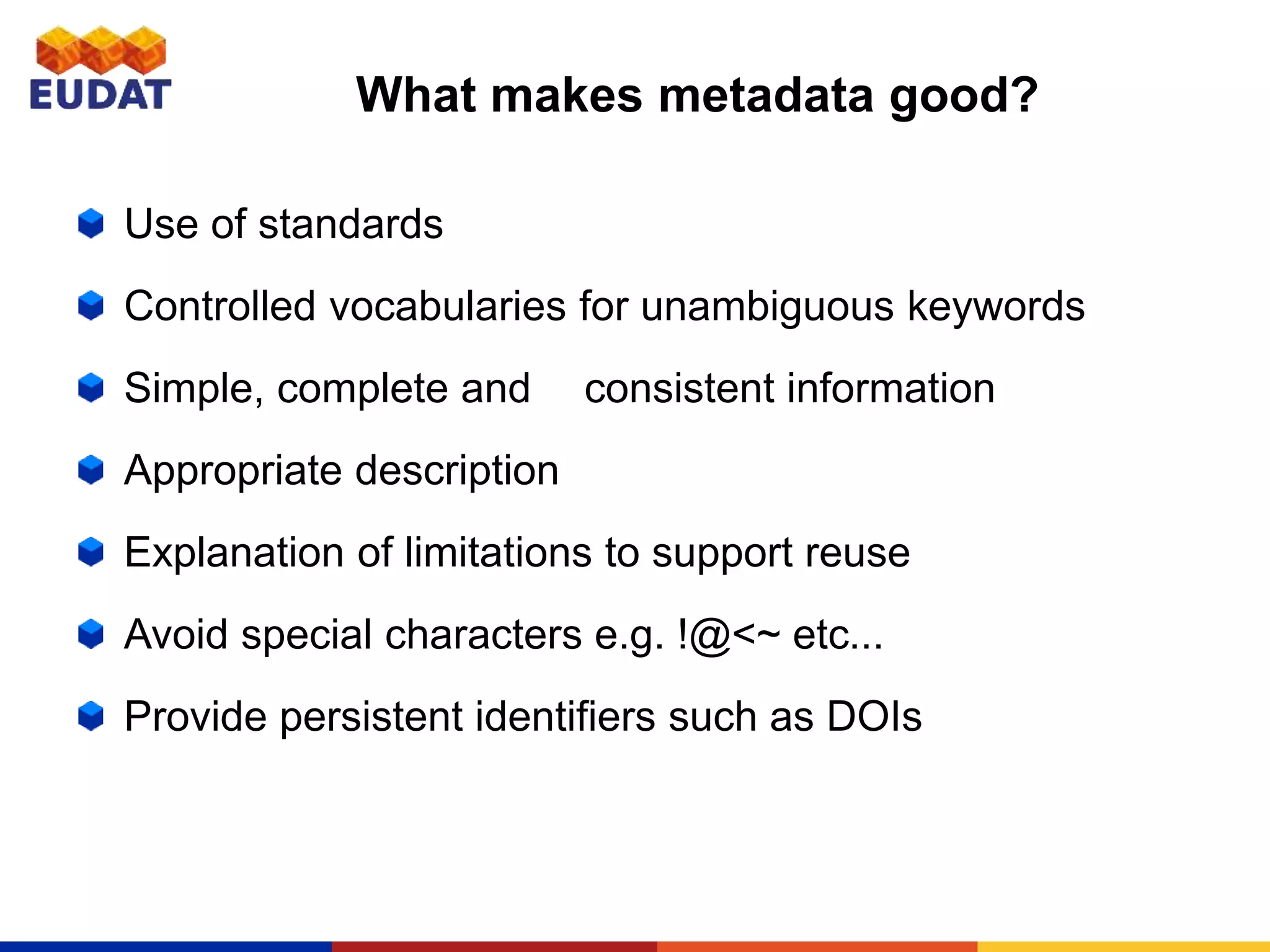 Introduction to Metadata | PPTX