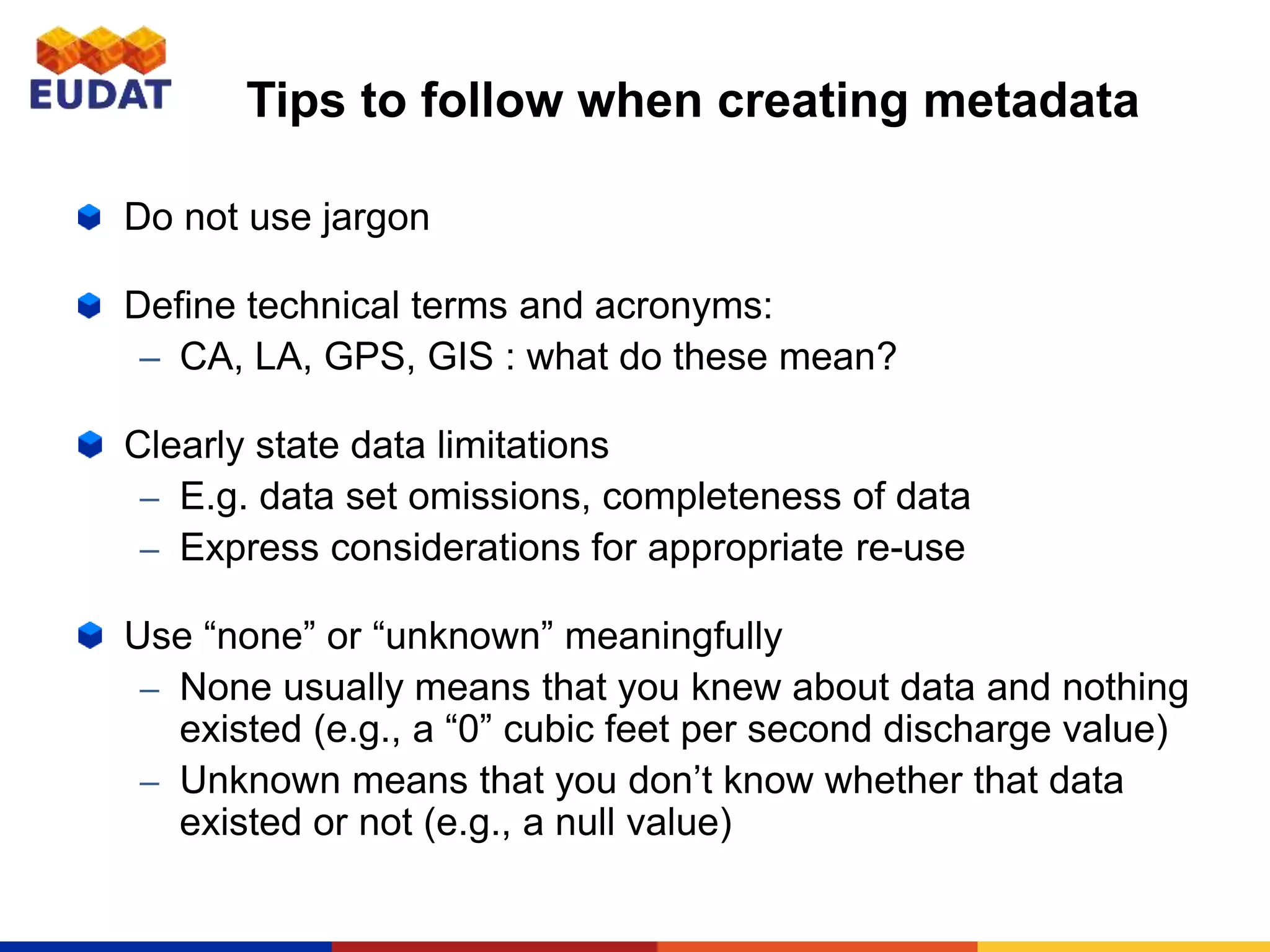 Introduction to Metadata | PPTX