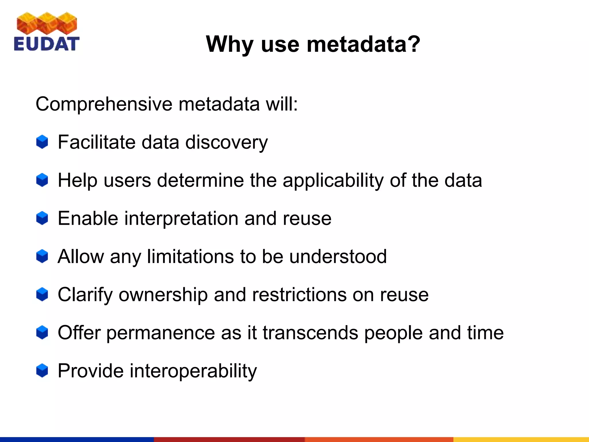 Introduction to Metadata | PPTX