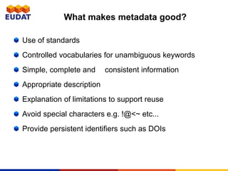 Introduction to Metadata | PPTX