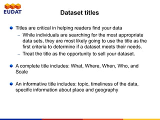Introduction to Metadata | PPTX