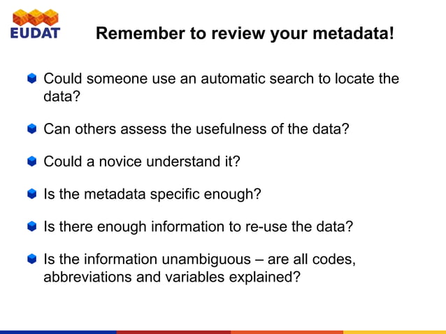Introduction to Metadata | PPTX