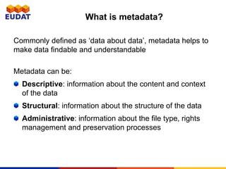Introduction to Metadata | PPTX