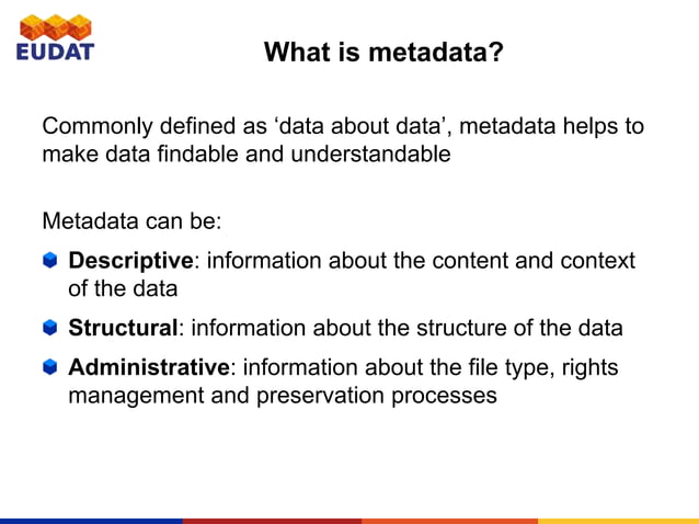 Introduction to Metadata | PPTX