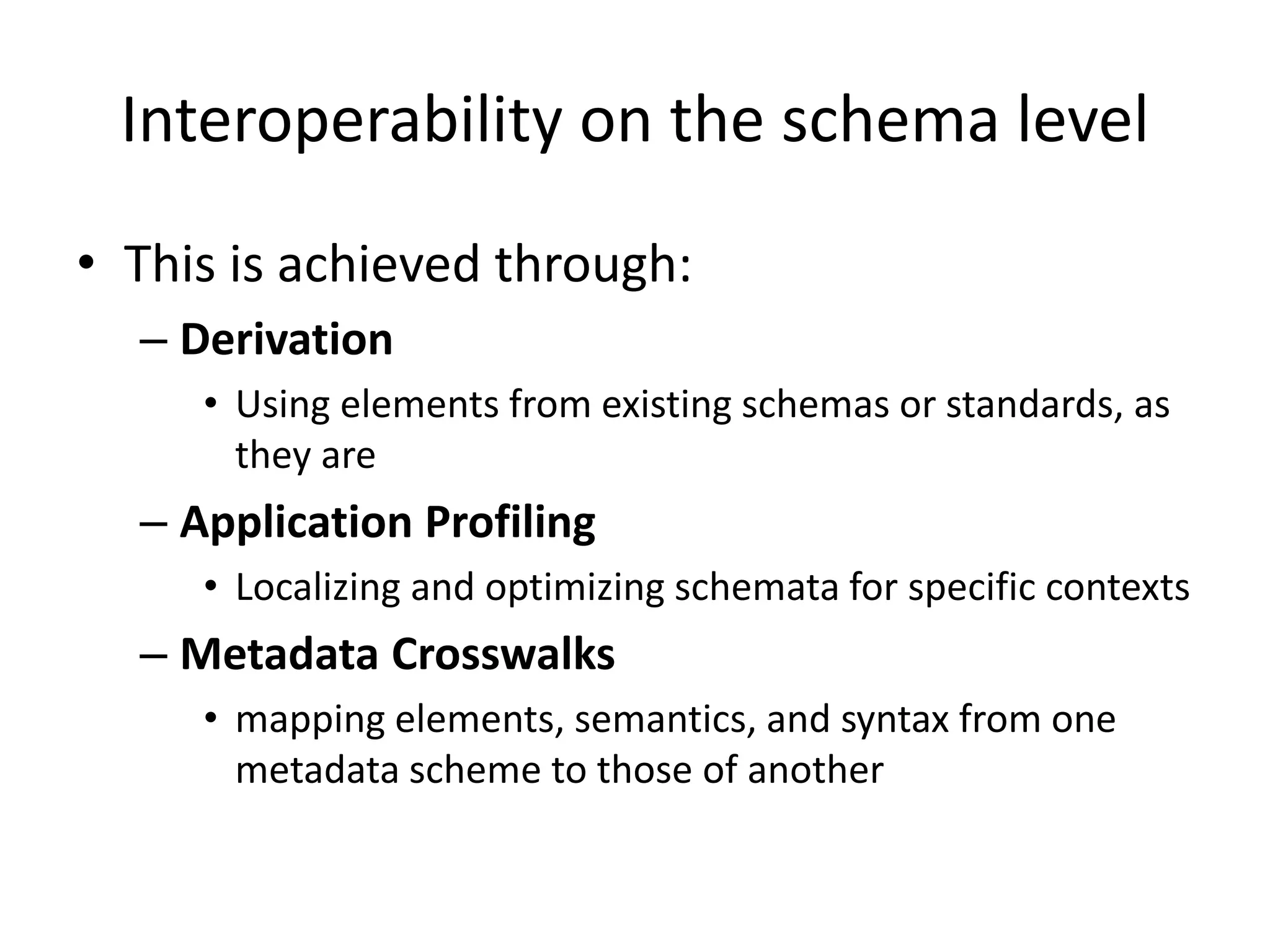 Metadata Mapping & Crosswalks | PPTX