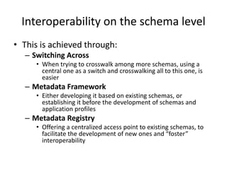 Metadata Mapping & Crosswalks | PPT