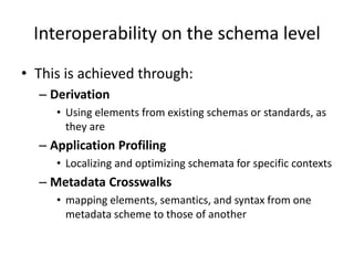 Metadata Mapping & Crosswalks | PPT