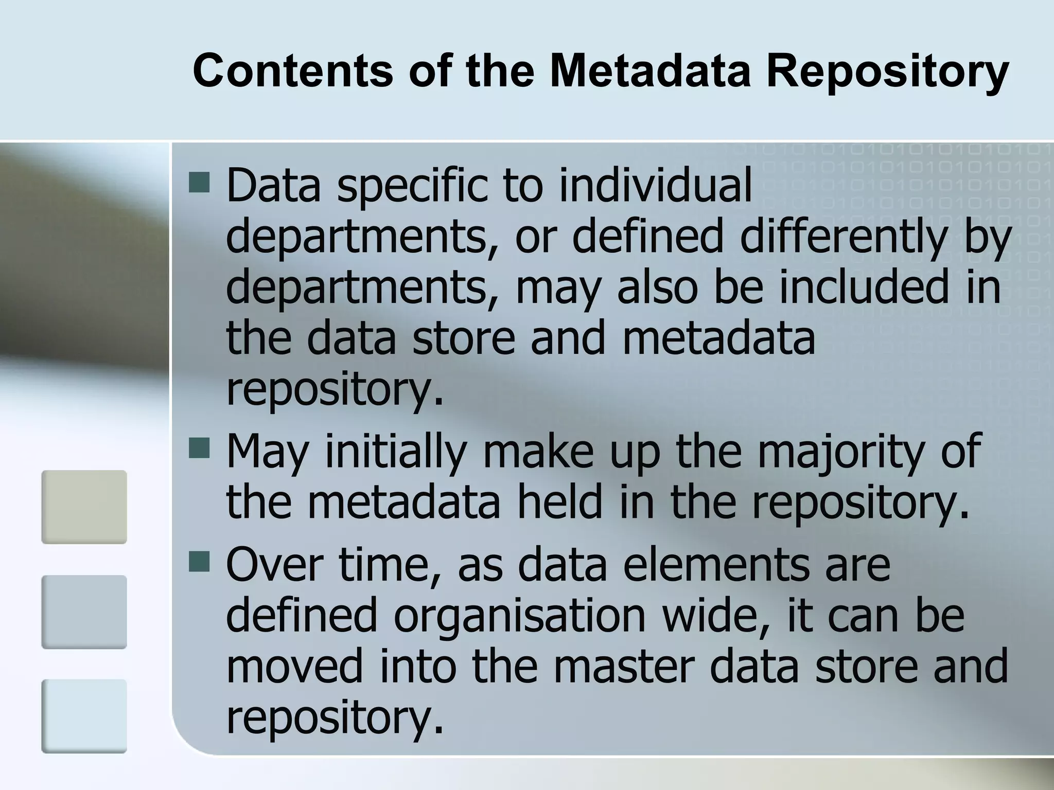 Metadata Repositories in Health Care - Master Data Management Approach ...