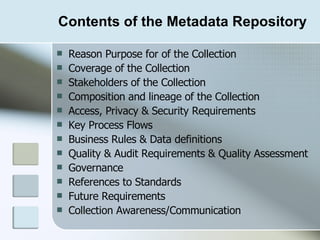 Metadata Repositories in Health Care - Master Data Management Approach ...