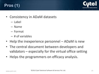 Metadata and ADaM | PPTX | Computer Software and Applications | Computing