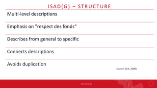 Metadata and Archival Discoverability | PPTX