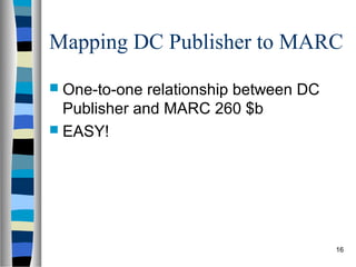Metadata crosswalks | PPT