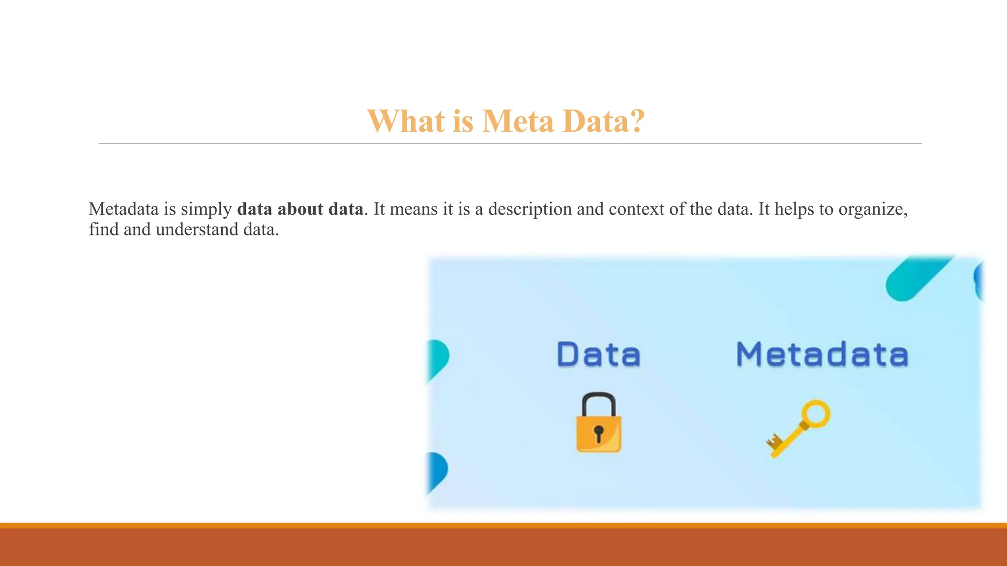 metadata And Its Types presentation.pptx