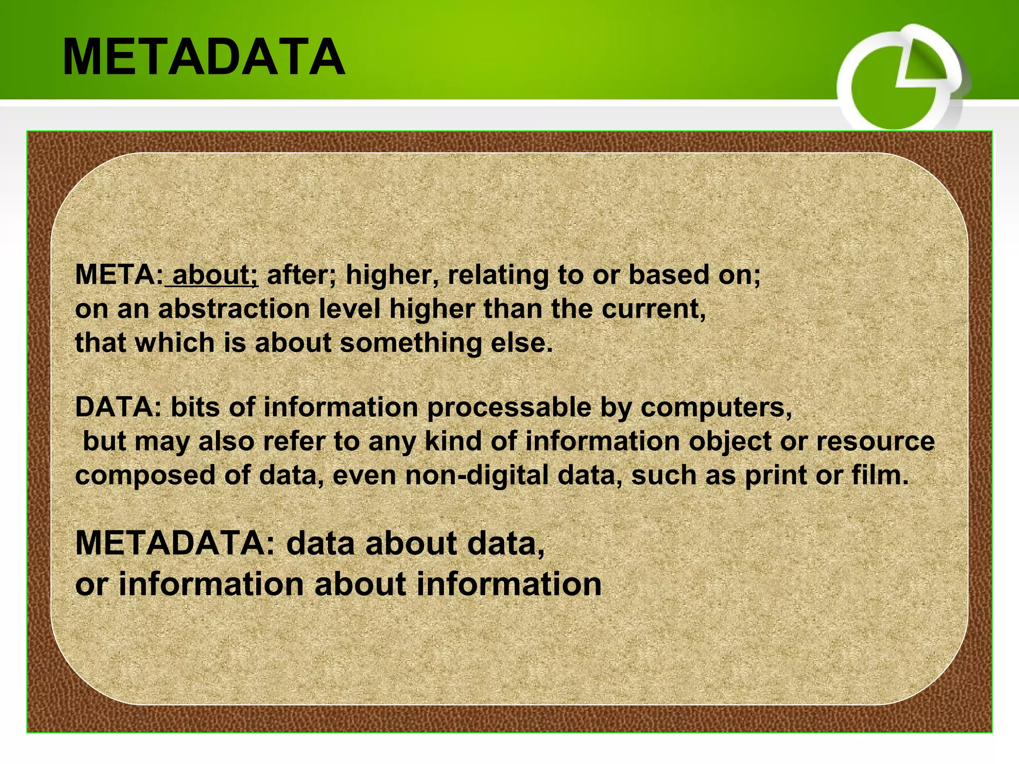 Metadata | PPT