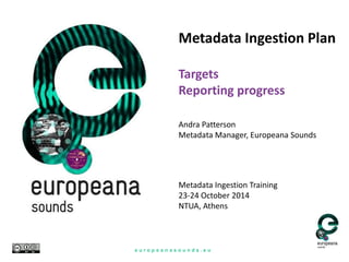 Metadata ingestion plan presentation | PPT