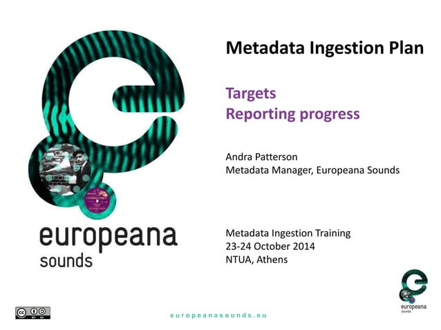 Metadata ingestion plan presentation | PPT