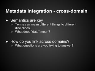 Integrating Cross-Domain Metadata | PPT