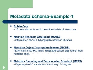 Metadata issues and challenges: Link Data | PPT