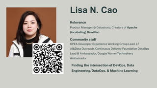 Metadata Lakes for Next-Gen AI/ML - Lisa N. Cao | PPT