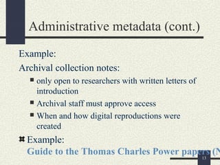 Metadata lecture 1, intro | PPT | Databases | Computer Software and ...