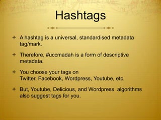 Metadata and Tagging | PPT