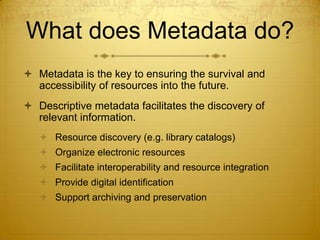 Metadata and Tagging | PPT