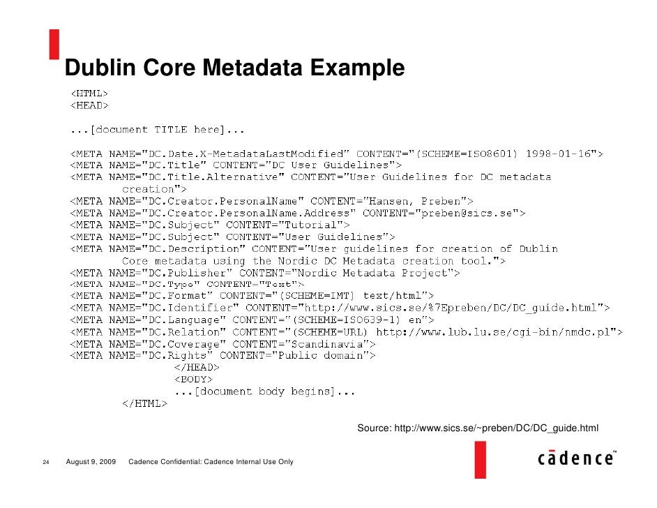 Metadata Primer Metadata Primer