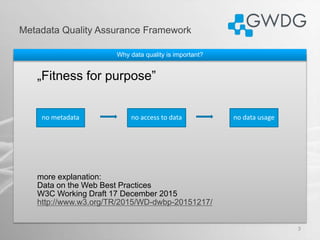 Metadata Quality Assurance | PPT