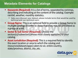 Meta Data and Quality of Data for OGD Platform India | PPTX