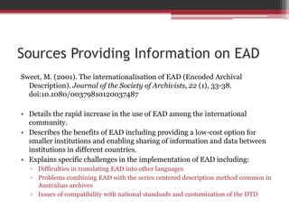 Metadata standards | PPT
