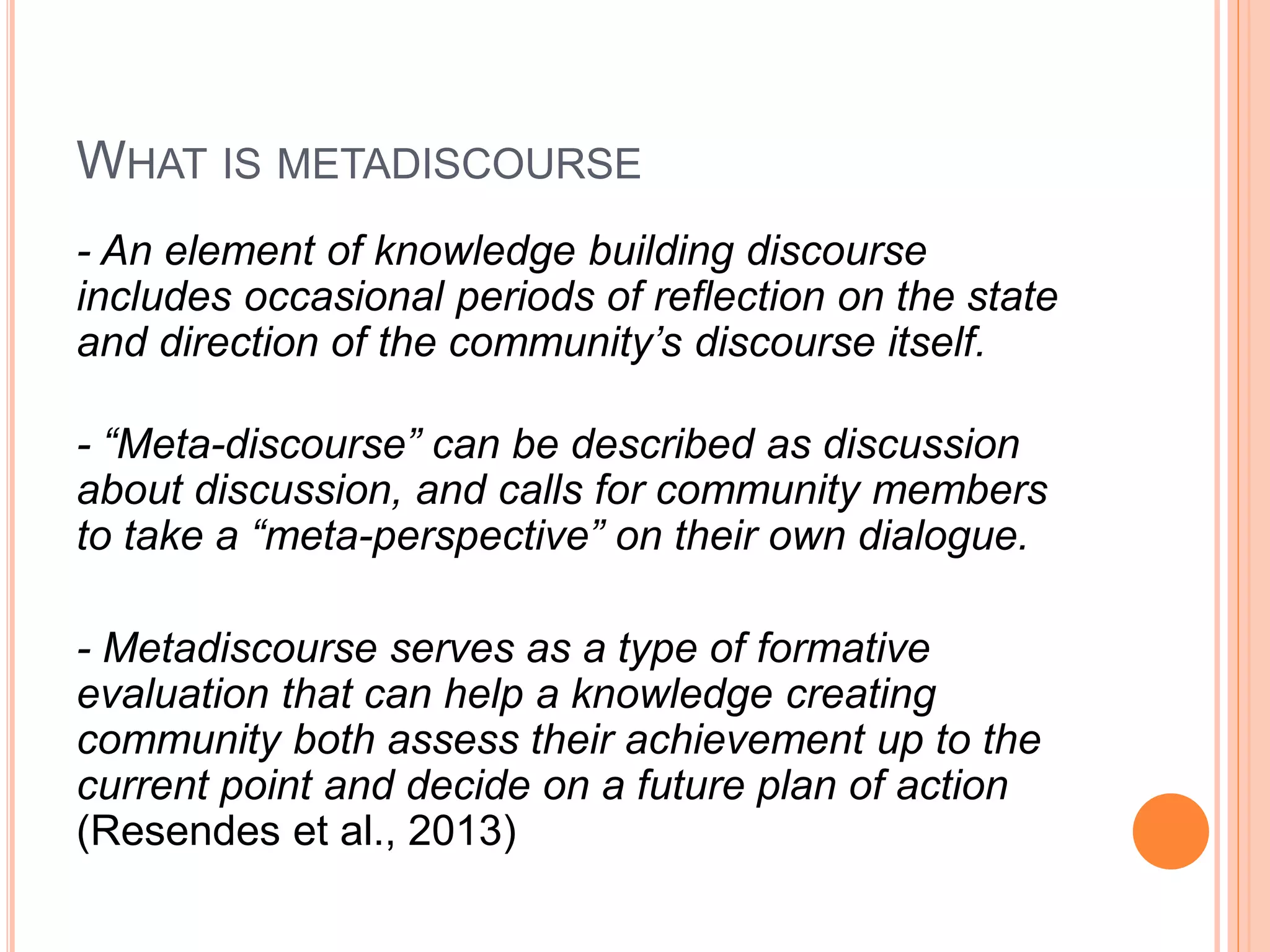 Metadiscourse | PPTX