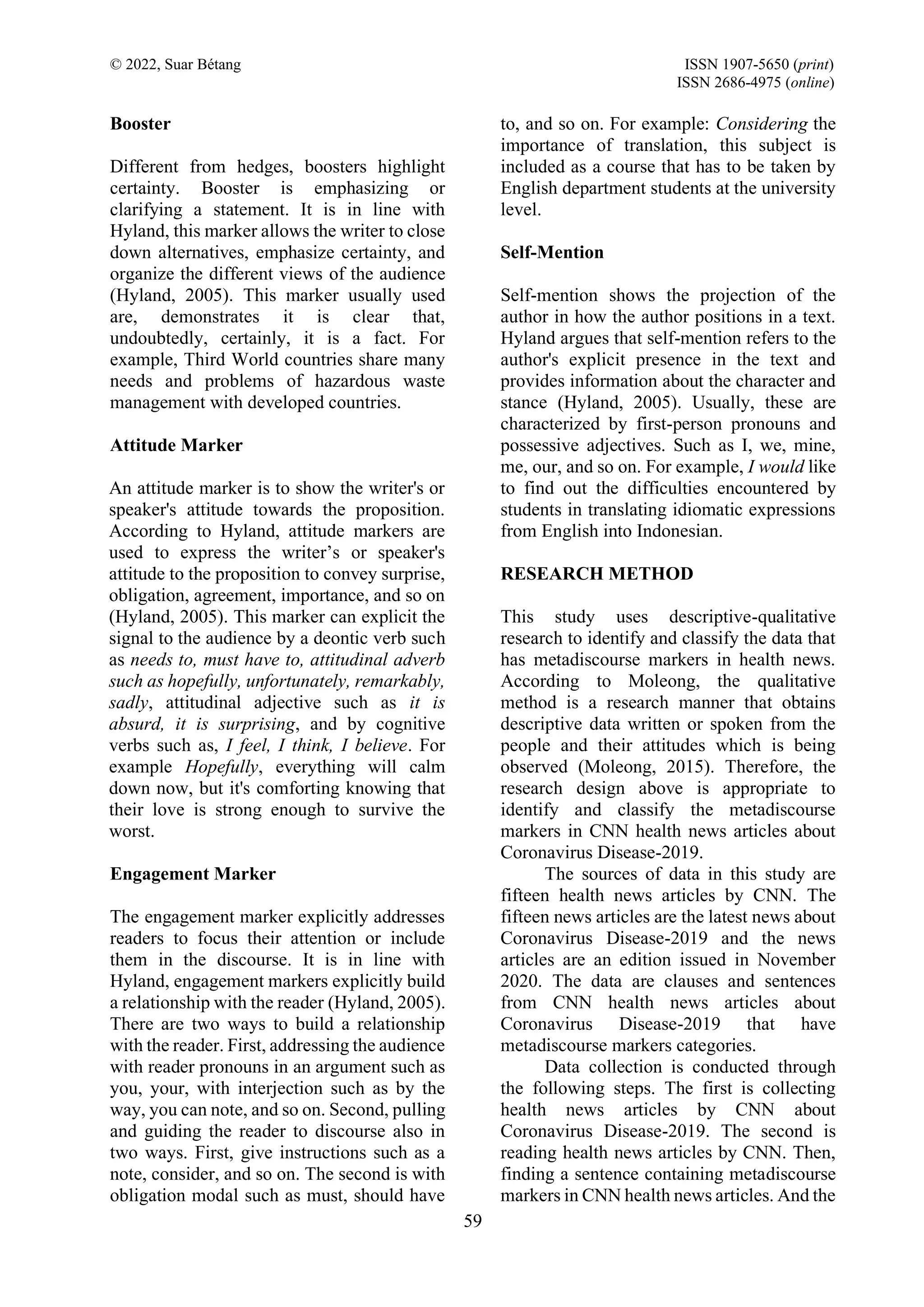 Metadiscourse Markers in CNN Health News Articles.pdf