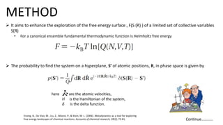 Metadynamics | PPTX | Chemistry | Science