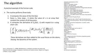 Metadynamics | PPTX | Chemistry | Science