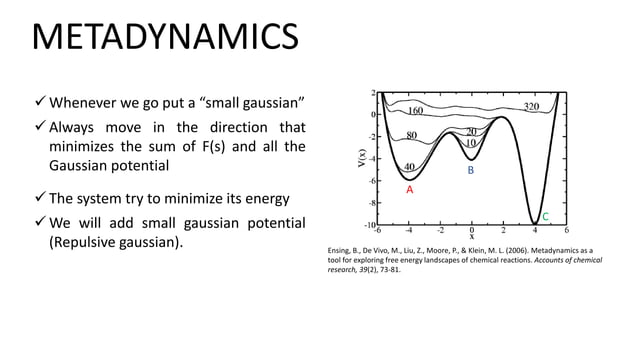 Metadynamics | PPTX | Chemistry | Science