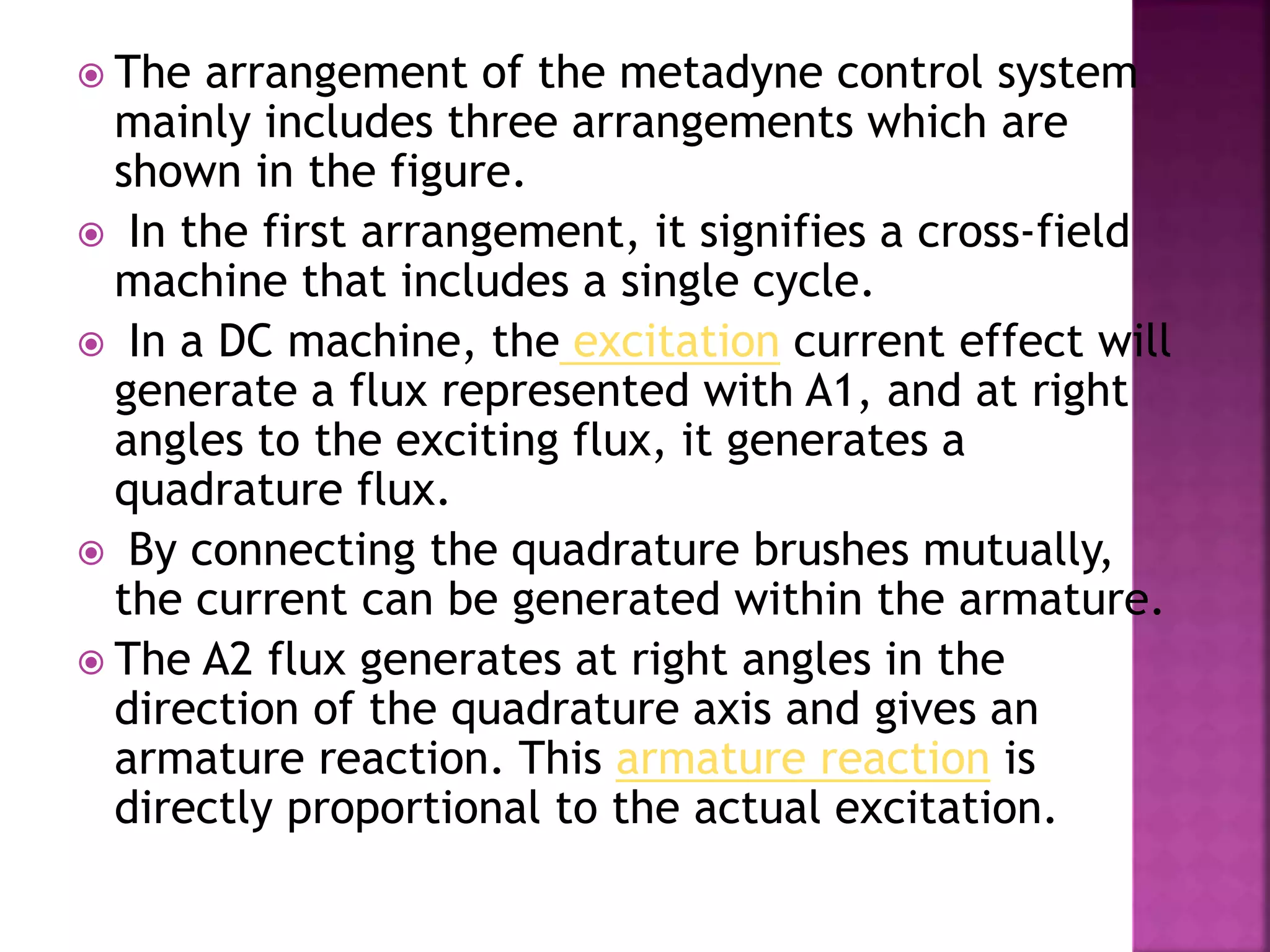Metadyne control | PPTX