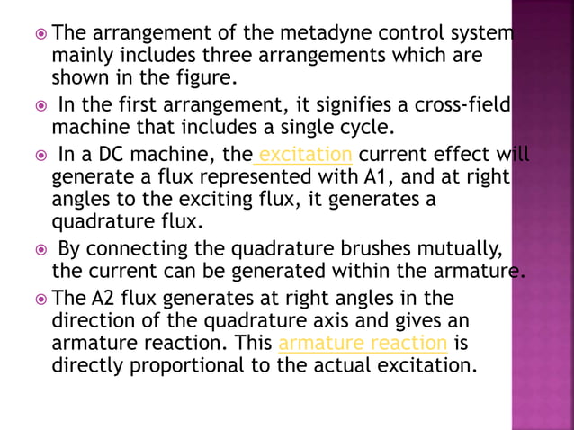 Metadyne control | PPTX