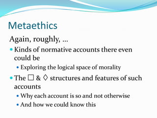 Metaethics | PPTX
