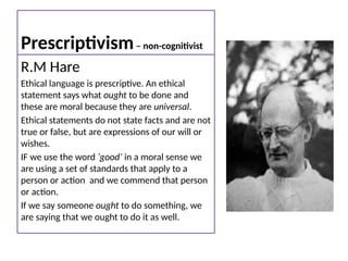 meta ethics its types and its different branches | PPT