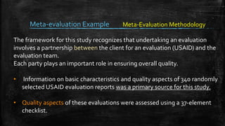 Meta Evaluation | PPTX
