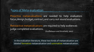 Meta Evaluation | PPTX