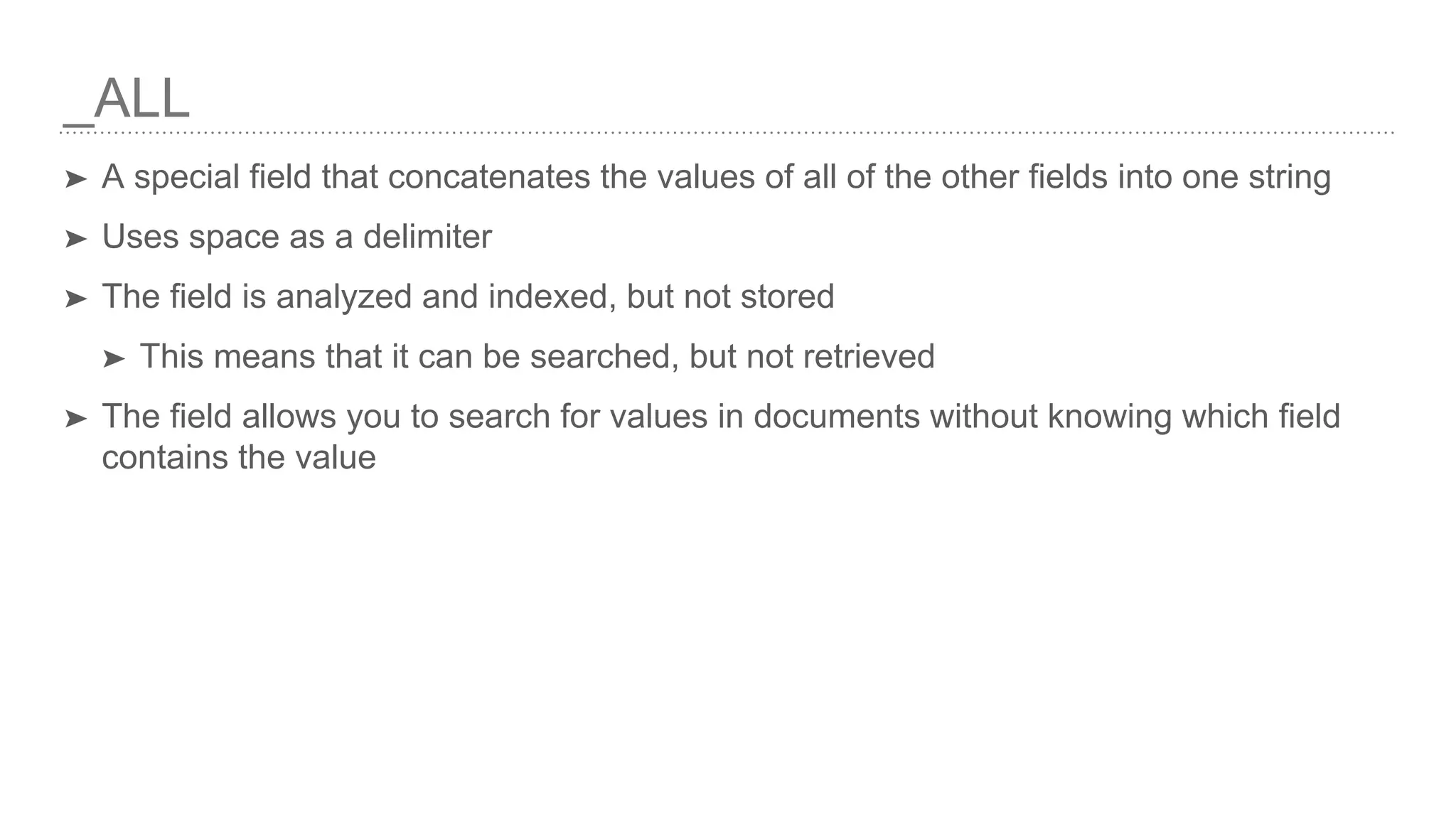Elasticsearch Meta Fields | PPT
